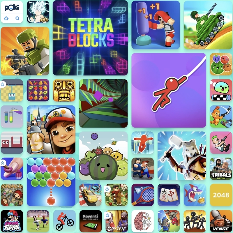 무료 게임 사이트 추천 (POKI, Lagged, Crazy Games)